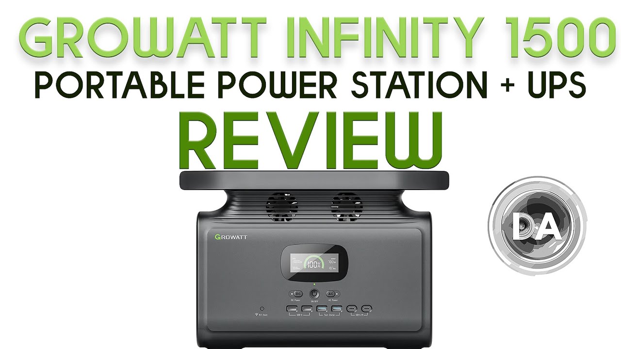 Growatt Infinity 1500 Portable Power Station And UPS Review