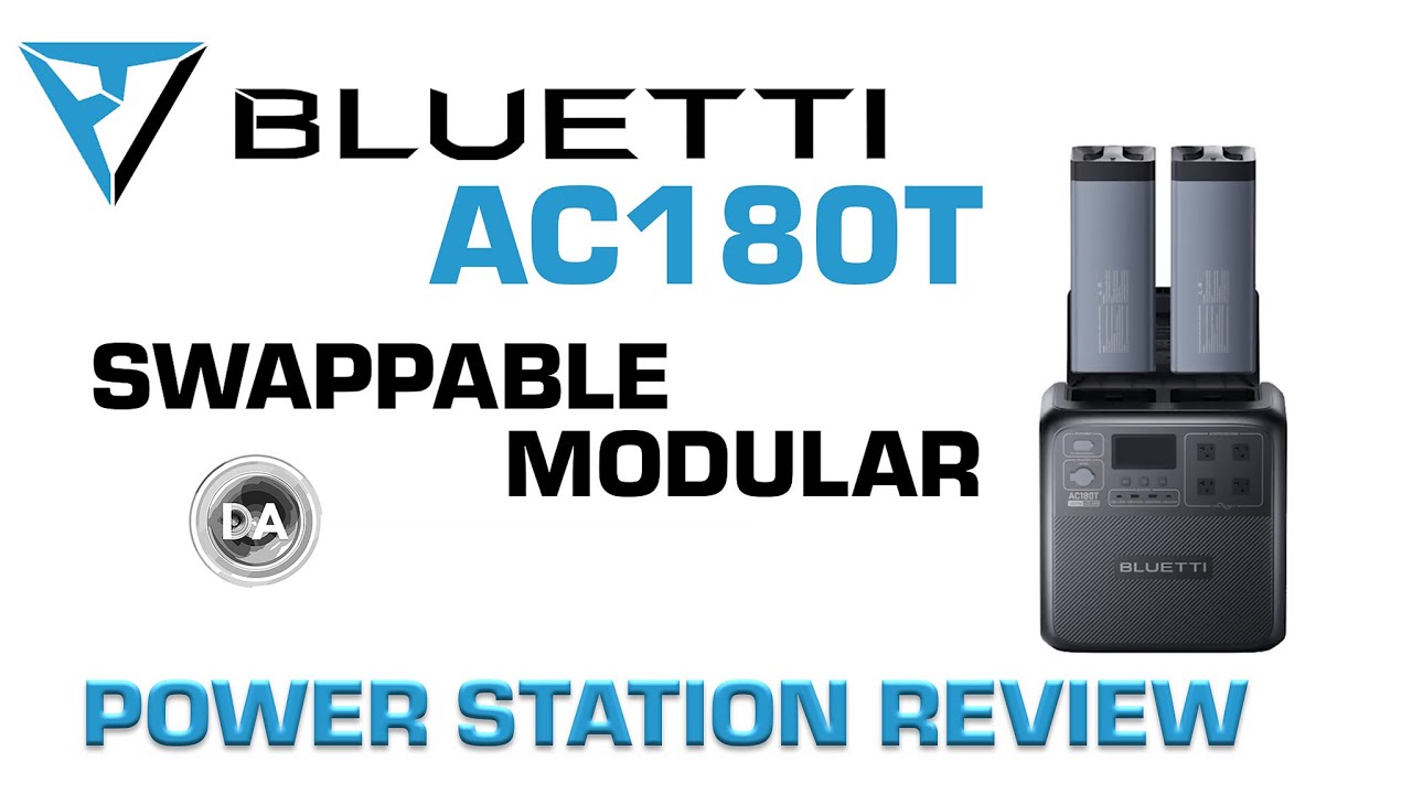 Bluetti AC180T Hot Swappable Modular Power Station Review | Next Level?
